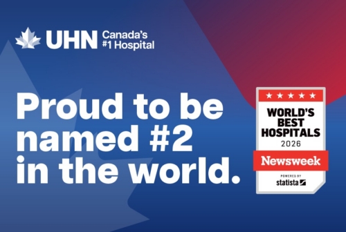 Proud to be named #2 in the world – UHN Foundation